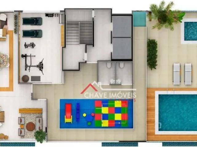 Apartamento com 2 dormitórios à venda, 54 m² por R$ 539.570,28 Vila Belmiro Santos/SP