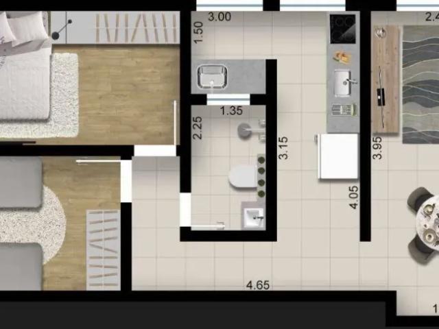Apartamento com 2 dormitórios à venda, 58 m² por R$ 239.800,00 Jardim Wanel Ville V Sorocaba/SP