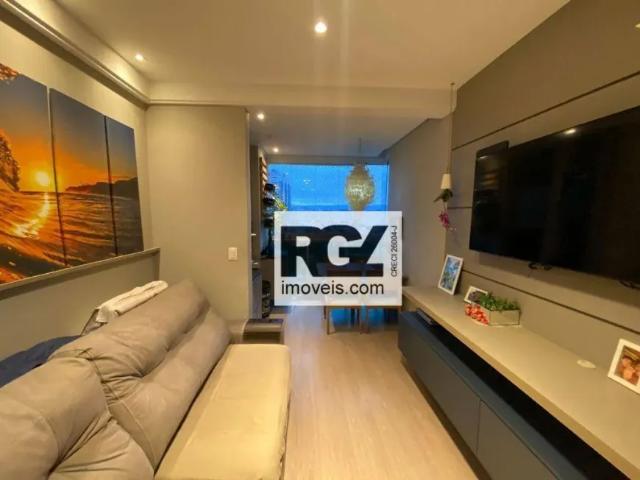 Apartamento com 2 dormitórios à venda, 77 m² por R$ 1.220.000,00 Ponta da Praia Santos/SP