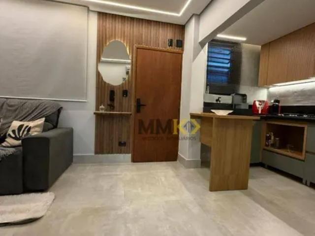 Apartamento com 2 dormitórios à venda, 35 m² Boqueirão Santos/SP