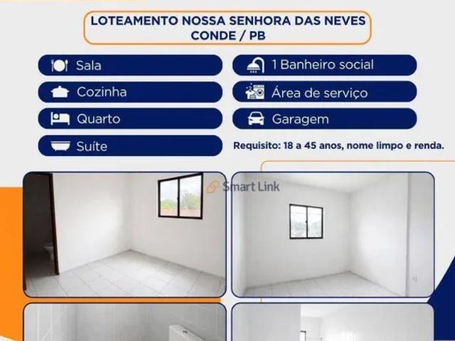 Apartamento com 2 dormitórios à venda por R$ 140.000,00 Jardim Primavera Conde/PB