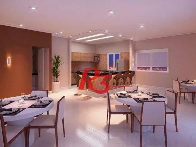 Apartamento com 2 dormitórios para alugar, 67 m² por R$ 4.000,00/mês Encruzilhada Santos/SP
