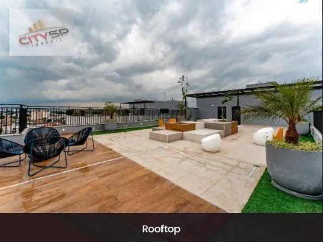 Apartamento com 2 dormitórios para alugar, 36 m² por R$ 2.971,66/mês Vila Parque Jabaquara São P