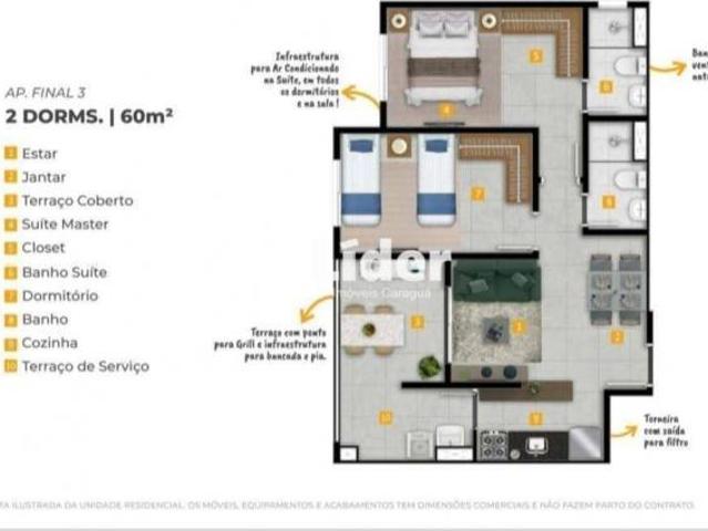 Apartamento com 2 dormitórios, 60 m² venda por R$ 639.990,00 ou aluguel por R$ 3.500,01/mês Port