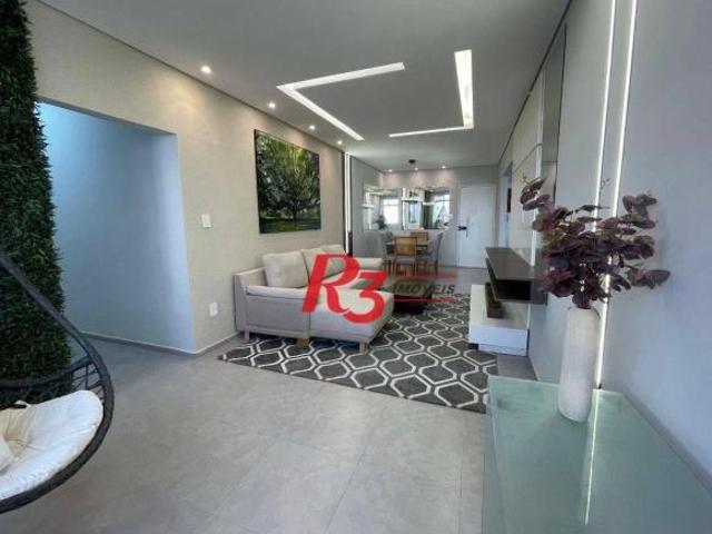 Apartamento, 125 m² venda por R$ 1.750.000,00 ou aluguel por R$ 8.500,00 Gonzaga Santos/SP