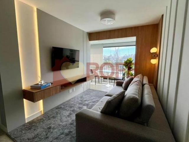 Apartamento com 2 dormitórios, 1 suíte e 1 vaga à venda em prédio novo no Brooklin