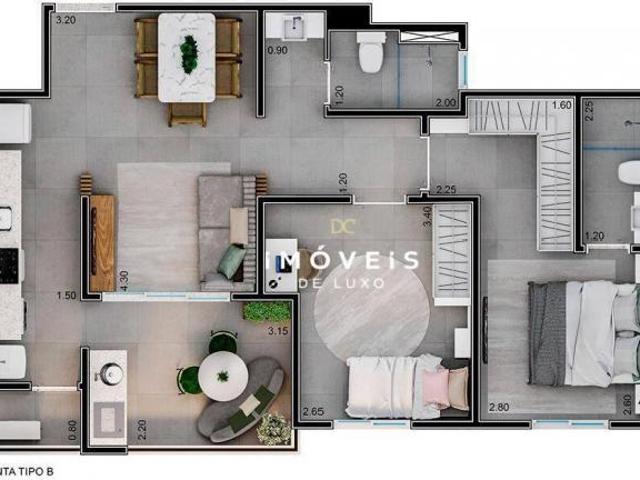 Apartamento com 2 dormitórios à venda no Condomínio Icaraí Parque Clube, Salto/Sp