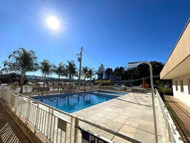 Apartamento com 2 dormitórios à venda no Residencial Aquarela Atibaia, Caetetuba – 48 m²