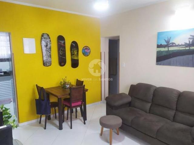Apartamento com 2 dormitórios à venda, a menos de 2 quadras da Praia José Menino Santos/SP