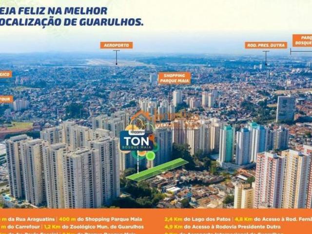 Apartamento com 2 dormitórios à venda por R$ 370.000,00 Vila Antonieta Guarulhos/SP