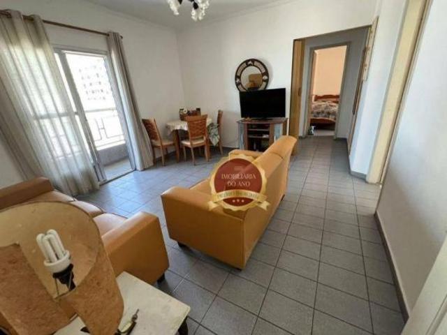Apartamento com 2 dormitórios à venda por R$ 450.000 Vila Guilhermina Praia Grande