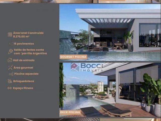 Apartamento com 2 dormitórios à venda por R$ 843.772 Centro Foz do Iguaçu/PR