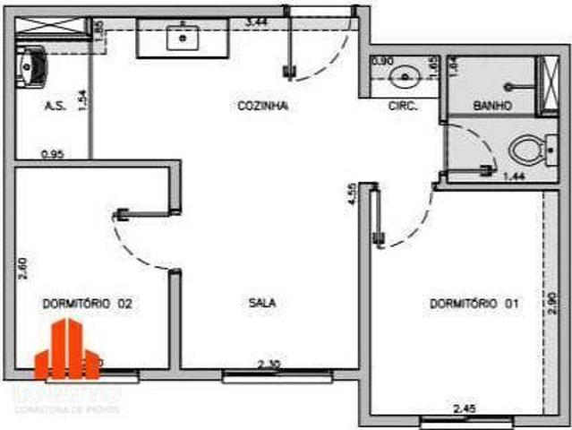 Apartamento com 2 dormitórios à venda Vila Pires Santo André/SP