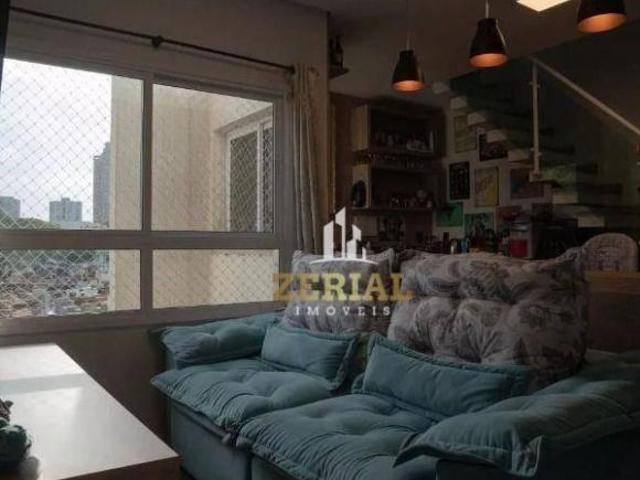 Apartamento com 2 dormitórios à venda, 140 m² por R$ 698.000 Vila Alzira Santo André/SP