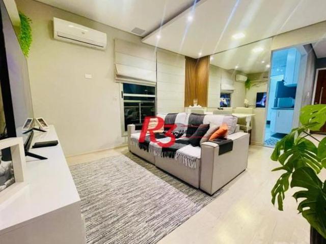 Apartamento com 2 dormitórios à venda, 100 m² por R$ 760.000,01 Ponta da Praia Santos/SP