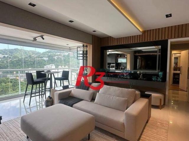 Apartamento com 2 dormitórios à venda, 101 m² por R$ 1.400.000,00 José Menino Santos/SP