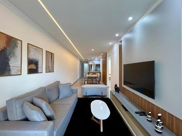 Apartamento com 2 dormitórios à venda, 106 m² por R$ 989.600,00 Canto do Forte Praia Grande/SP
