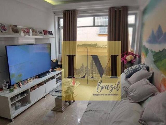 Apartamento com 2 dormitórios à venda, 109 m² por R$ 478.000,00 Boqueirão Santos/SP