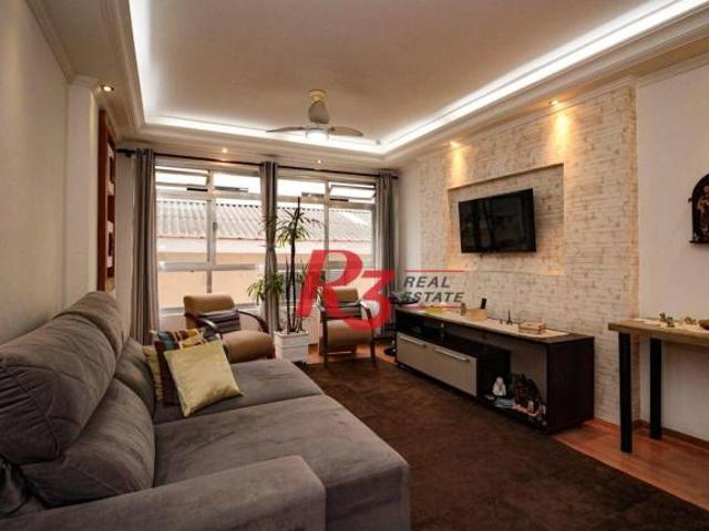 Apartamento com 2 dormitórios à venda, 109 m² por R$ 650.000,00 José Menino Santos/SP