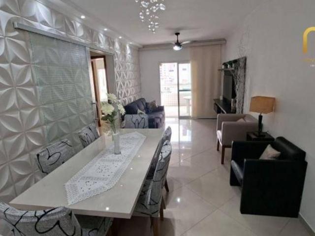 Apartamento com 2 dormitórios à venda, 109 m² por R$ 670.000,00 Vila Guilhermina Praia Grande/SP