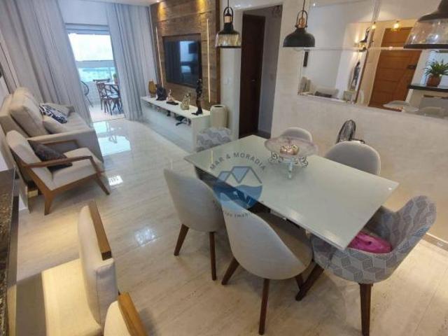 Apartamento com 2 dormitórios à venda, 110 m² por R$ 1.090.000,00 Campo Grande Santos/SP