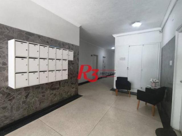 Apartamento com 2 dormitórios à venda, 110 m² por R$ 427.000,00 Boqueirão Santos/SP