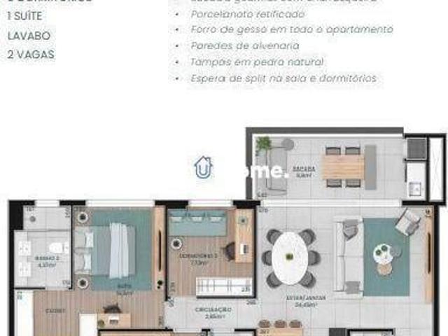 Apartamento com 2 dormitórios à venda, 110 m² por R$ 924.000,01 Jardim Lindóia
