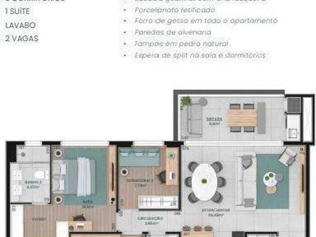 Apartamento com 2 dormitórios à venda, 110 m² por R$ 924.000,01 Jardim Lindóia