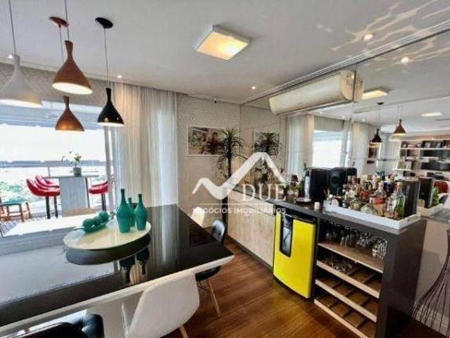 Apartamento com 2 dormitórios à venda, 111 m² por R$ 1.200.000,00 Ponta da Praia Santos/SP