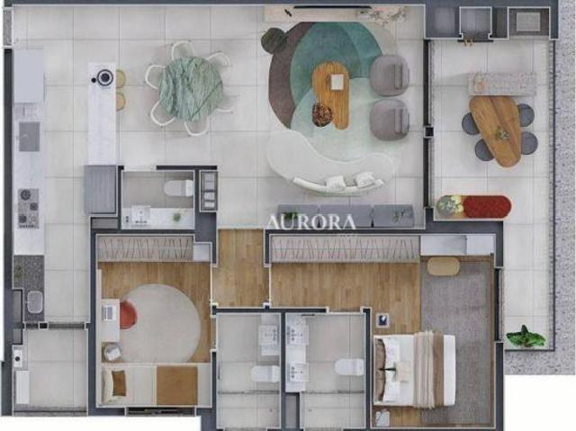 Apartamento com 2 dormitórios à venda, 111 m² por R$ 1.239.500,00 Centro Londrina/PR