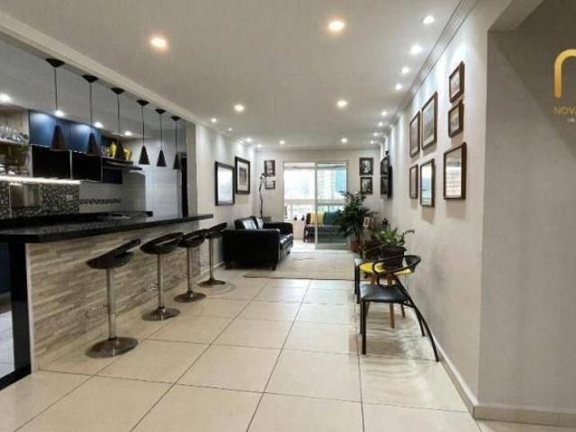 Apartamento com 2 dormitórios à venda, 111 m² por R$ 938.000,00 Vila Guilhermina Praia Grande/SP