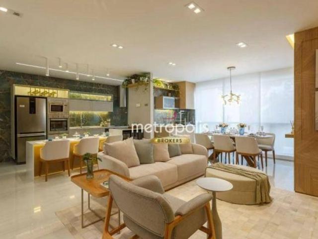 Apartamento com 2 dormitórios à venda, 117 m² por R$ 1.311.100,00 Vila Assunção Santo André/SP