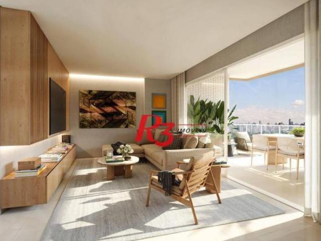 Apartamento com 2 dormitórios à venda, 114 m² por R$ 1.772.420 Ponta da Praia Santos/SP