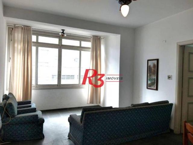 Apartamento com 2 dormitórios à venda, 114 m² por R$ 550.000,00 Boqueirão Santos/SP