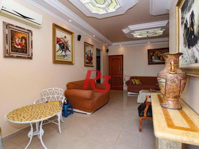 Apartamento com 2 dormitórios à venda, 115 m² por R$ 1.380.000,00 Embaré Santos/SP