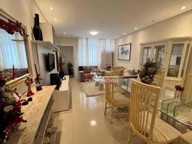 Apartamento com 2 dormitórios à venda, 122 m² por R$ 840.000,00 Gonzaga Santos/SP