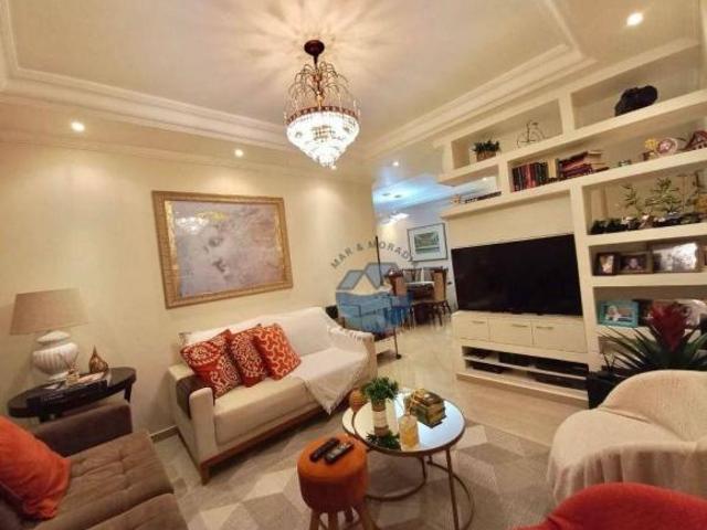 Apartamento com 2 dormitórios à venda, 124 m² por R$ 900.000,00 José Menino Santos/SP