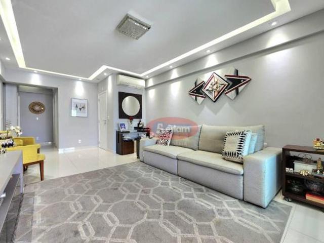 Apartamento com 2 dormitórios à venda, 128 m² por R$ 2.100.000,00 Aparecida Santos/SP