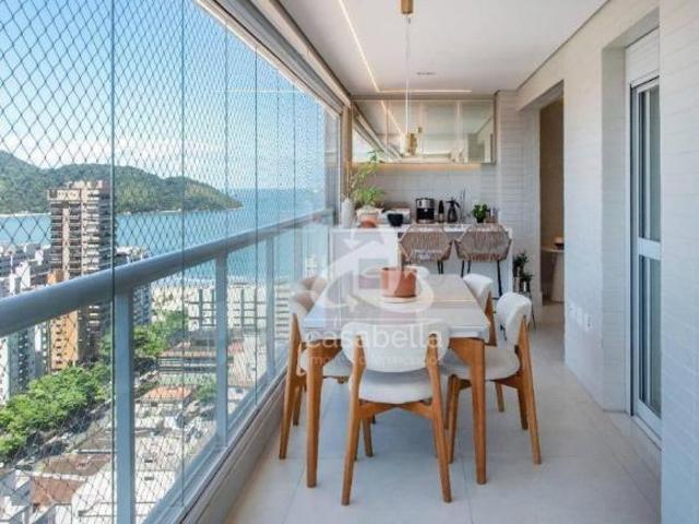 Apartamento com 2 dormitórios à venda, 133 m² por R$ 2.500.000,00 Aparecida Santos/SP