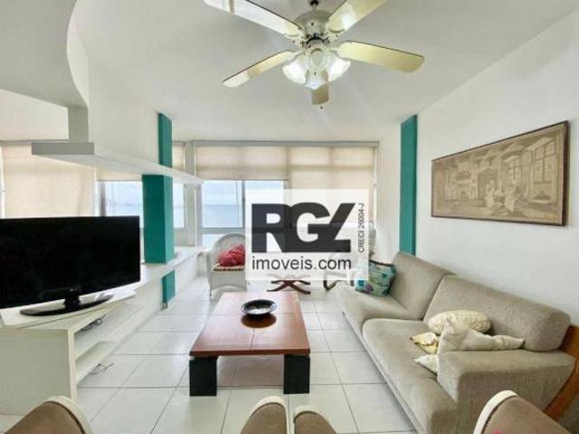 Apartamento com 2 dormitórios à venda, 130 m² por R$ 1.300.000,00 Embaré Santos/SP