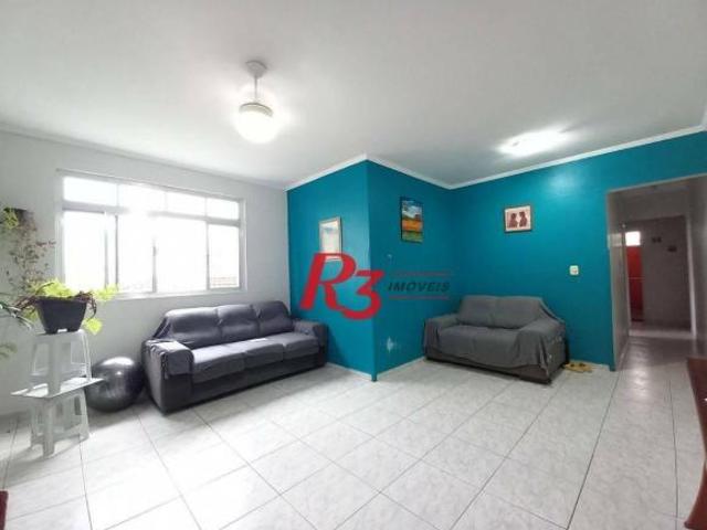 Apartamento com 2 dormitórios à venda, 137 m² por R$ 535.000,00 Marapé Santos/SP