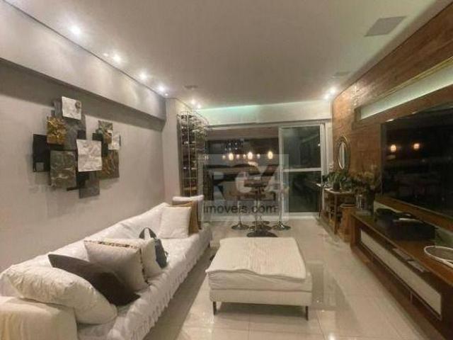 Apartamento com 2 dormitórios à venda, 135 m² por R$ 2.120.000,00 Ponta da Praia Santos/SP
