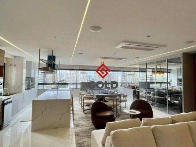 Apartamento com 2 dormitórios à venda, 135 m² por R$ 2.500.000,00 Vila Assunção Santo André/SP