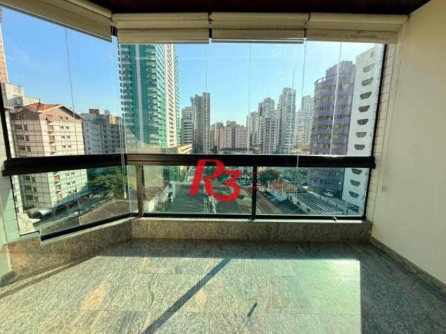Apartamento com 2 dormitórios à venda, 136 m² por R$ 1.100.000,00 Boqueirão Santos/SP