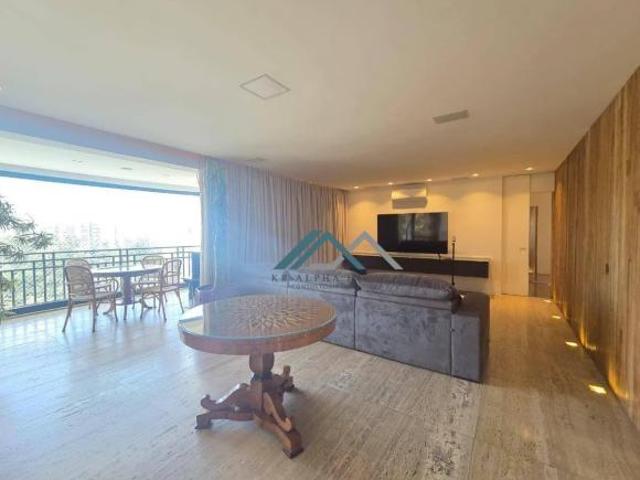 Apartamento com 2 dormitórios à venda, 202 m² por R$ 3.100.000,00 Edifício Terraços Tamboré Sant