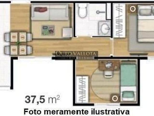 Apartamento com 2 dormitórios à venda, 37 m² por R$ 357.000,00 Mooca São Paulo/SP