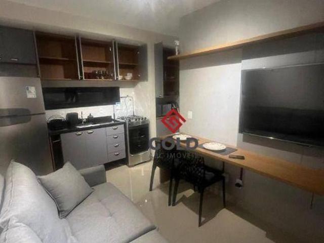 Apartamento com 2 dormitórios à venda, 37 m² por R$ 365.000,00 Vila Valparaíso Santo André/SP