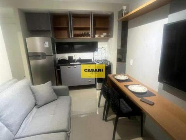 Apartamento com 2 dormitórios à venda, 37 m² Vila Valparaíso Santo André/SP