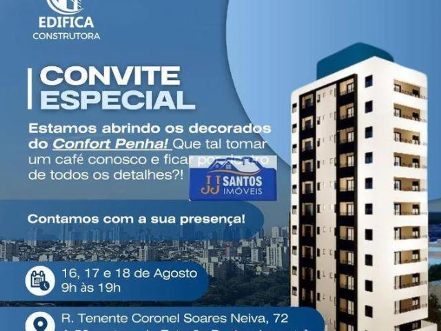 Apartamento com 2 dormitórios à venda, 38 m² por R$ 310.000,00 Penha de França São Paulo/SP
