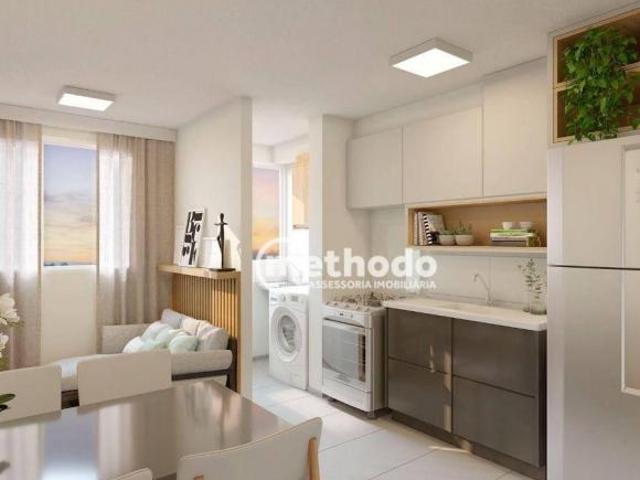 Apartamento com 2 dormitórios à venda, 39 m² por R$ 263.990,00 Parque Residencial Vila União Cam